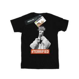 Disney - "The Muppets Beaker Terrified" T-Shirt f&uuml;r Herren (Schwarz)