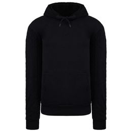 Criminal Damage Krimineller Schaden Kabel M&auml;nner schwarzer Kapuzenpullover