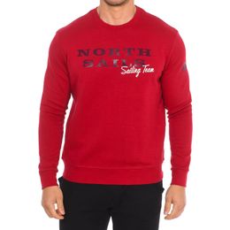 North Sails Lang&auml;rmeliges Sweatshirt mit Rundhalsausschnitt 9022970 Herren