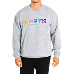 La Martina Lang&auml;rmeliges Herren-Sweatshirt mit Rundhalsausschnitt TMF304-FP538