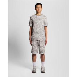 Lyle & Scott Industrielle Grafik-Sweatshorts