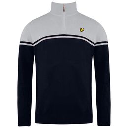 Lyle & Scott Lyle & Scott Croft Golf Mens Navy/grauer Pullover