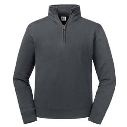 Russel Athletic Russell Herren Authentic Quarter Zip Sweatshirt (Convoy grau)