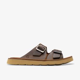 Clarks Solsbury Riemen Bienenwachs-Leder-Sandalen