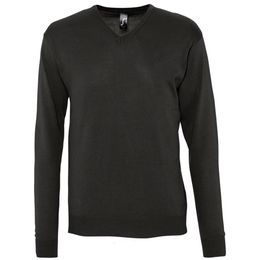 SOLS Herren Galaxy V-Ausschnitt Pullover (Schwarz)