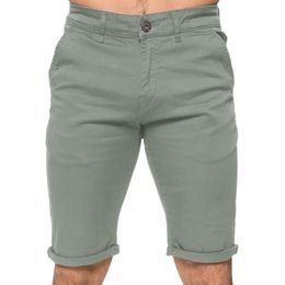 Enzo Herren Slim Fit Stretch Chino Shorts