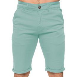 Enzo Herren Slim Fit Stretch Chino Shorts