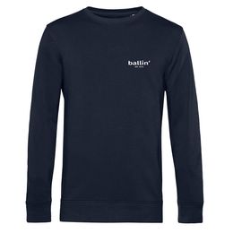 Small Logo Sweater von Ballin Est. 2013 in der farbe Blau und in gr&ouml;&szlig;e XXL.