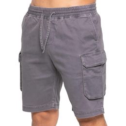 Enzo | Herren Cargo Shorts - Grau