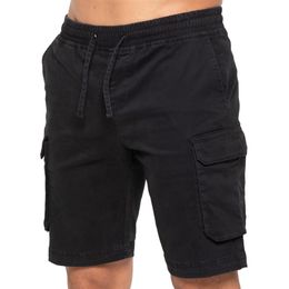 Enzo | Herren Cargo Shorts - Schwarz