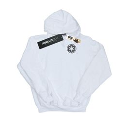 Star Wars - "The Mandalorian Galactic Empire" Kapuzenpullover f&uuml;r Herren (Wei&szlig;)