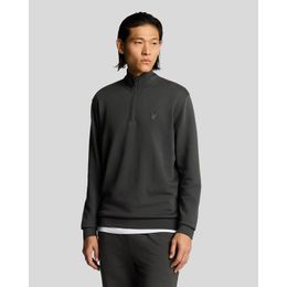 Lyle & Scott Superfeiner Baumwoll-Pullover mit 1/4-Rei&szlig;verschluss