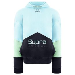 SUPRA Long Sleeve Pullover Blue Herren 92 Fleece Hoodie 102552 366