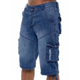 Kruze Herren Cargo Combat Shorts