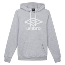 Umbro - Kapuzenpullover f&uuml;r Herren (Grau meliert)