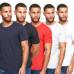 Duck and Cover - "Errington" T-Shirt f&uuml;r Herren (5er-Pack) (Bunt)