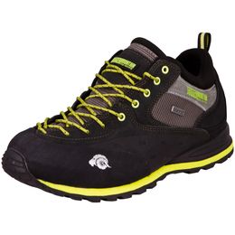 GUGGEN Mountain Herren Wandern Trekkingschuhe Schwarz