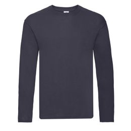 Fruit of the Loom Herren R Langarm T-Shirt (Deep Navy)