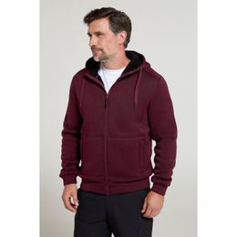 Mountain Warehouse - "Nevis II" Kapuzenpullover f&uuml;r Herren (Burgunderrot)