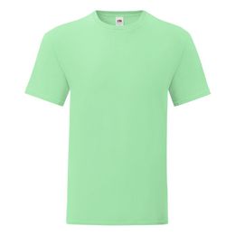Fruit of the Loom Herren Iconic T-Shirt (5er Pack) (Neo Mint)