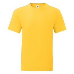 Fruit of the Loom Herren Iconic T-Shirt (5er Pack) (Sonnenblumengelb)
