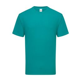 Fruit of the Loom Herren Premium T-Shirt (Meeresblau Gr&uuml;n)