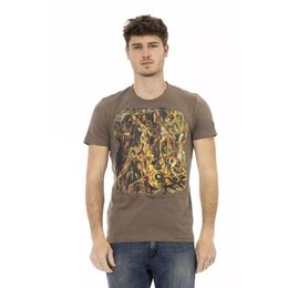 Grafisches T-Shirt mit abstrakter Kunstgrafik
