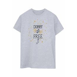 Harry Potter - "Dobby Is Free" T-Shirt f&uuml;r Herren (Grau)
