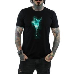 Harry Potter - "Patronus" T-Shirt f&uuml;r Herren (Schwarz)