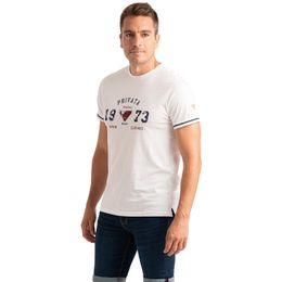 Herren Kurzarm Baumwoll T-Shirt mit Print PRI2533