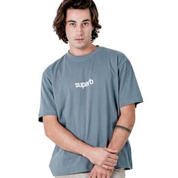 Super B Herren Oversized Baumwoll Kurzarm T-Shirt Little Core Puffy SPRB3500