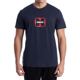 Diesel Herren Slim Fit Kurzarm T-Shirt A03848_RPATI