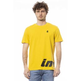 Invicta Gelbes Baumwoll Herren T-Shirt