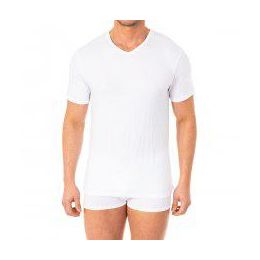 Kurz&auml;rmeliges T-Shirt mit V-Ausschnitt f&uuml;r Herren A0DGO. Komfort und l&auml;ssiger Stil.