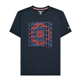 Lambretta - "Heritage SS25" T-Shirt f&uuml;r Herren (Marineblau)