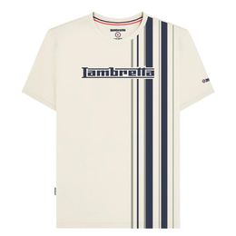 Lambretta - T-Shirt f&uuml;r Herren (Silber/Marine)