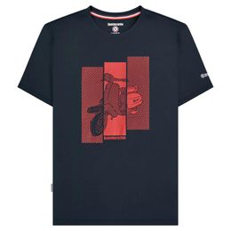 Lambretta Herren Scooter T-Shirt (Marineblau)