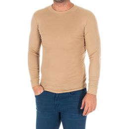 Lang&auml;rmeliges T-Shirt mit halbhohem Kragen 1625-H Herren
