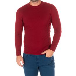 Lang&auml;rmliges Herren-T-Shirt mit halbhohem Kragen 1625-H