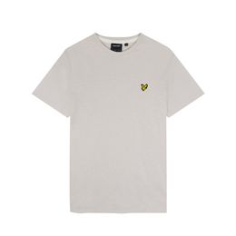Lyle & Scott Lyle & Scott Grobstrick-Slub-T-Shirt f&uuml;r Herren in Beige