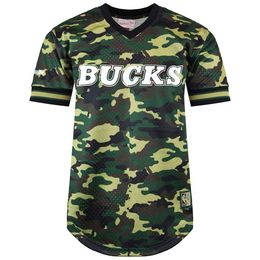 Mitchell & Ness Mitchell & Ness Milwaukee Bucks Mens T-Shirt