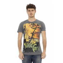 Montecarlo Grafik T-Shirt mit kurzem Arm und Rundhalsausschnitt