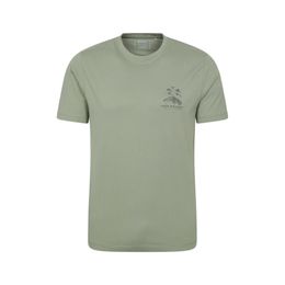 Mountain Warehouse - "Lake District" T-Shirt f&uuml;r Herren kurz&auml;rmlig (Khakigr&uuml;n)