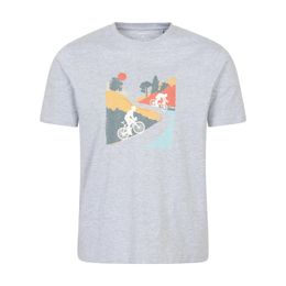 Mountain Warehouse - T-Shirt f&uuml;r Herren/Damen Unisex, Baumwolle (Liegerunggrau)