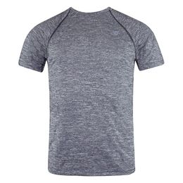 New Balance Neues Gleichgewicht kurz&auml;rmelig grauer Crew Neck Herren Hartn&auml;ckigkeit T-Shirt MT81095 HC