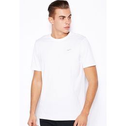 Nike Herren-T-Shirt mit gesticktem Swoosh Wei&szlig;