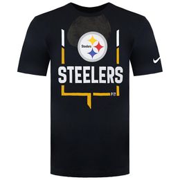 Nike NFL Pittsburgh Steelers Legend Goal Post Herren-T-Shirt, Schwarz
