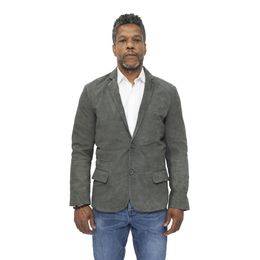 Schlanker italienischer Herren-Blazer aus Ziegenveloursleder &ndash; Alexandria