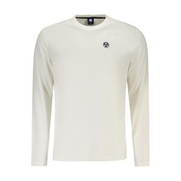 North Sails Bianco Baumwoll Herren T-Shirt