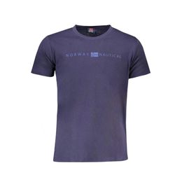 Norwegen 1963 Blau Baumwolle Herren T-Shirt